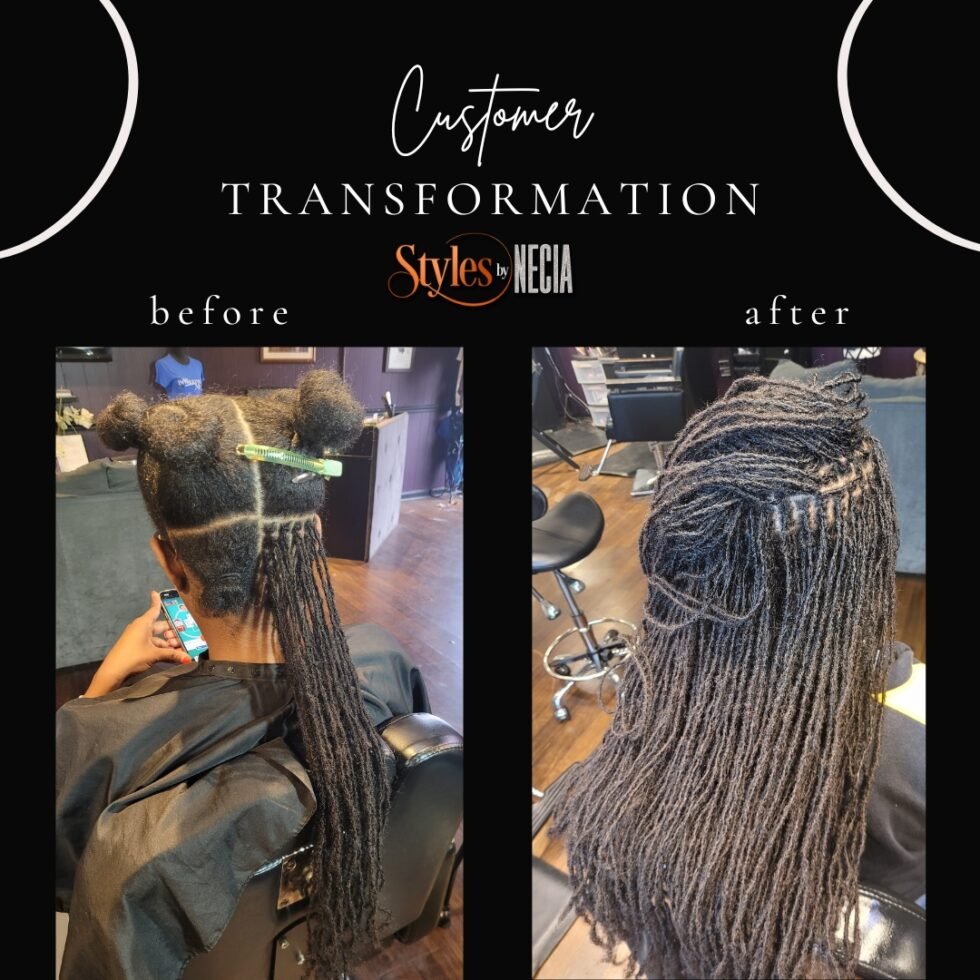 Microlocs & Extensions | Styles by Necia: Loc Studio